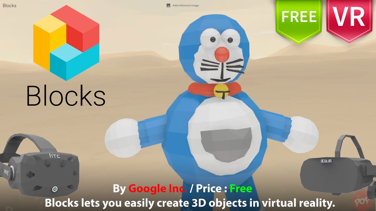 Google Blocks for HTC Vive and Oculus Rift. First impression - Create ...