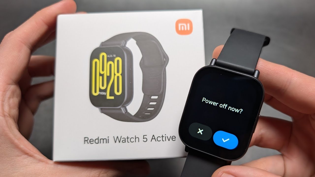 How to Turn On & Turn Off Xiaomi Redmi Watch 5 Active - YouTube