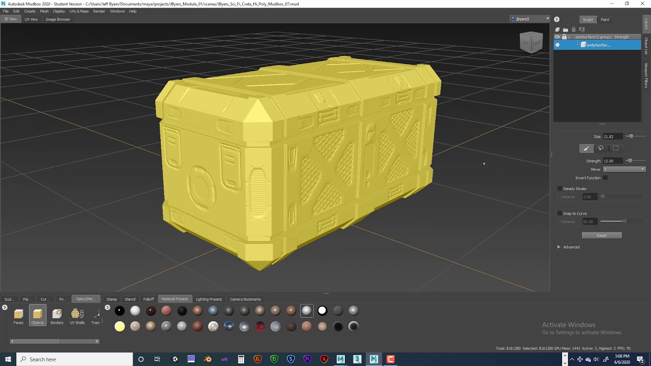ANI 150 Module 01 Mudbox Part 03 - YouTube