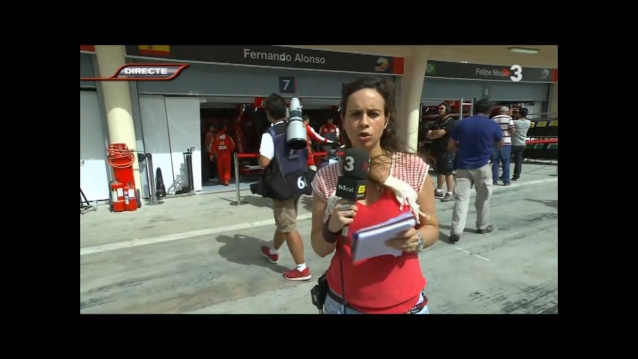 Laia Ferrer GP De Bahrain DE F1 TV3 21-04 - YouTube