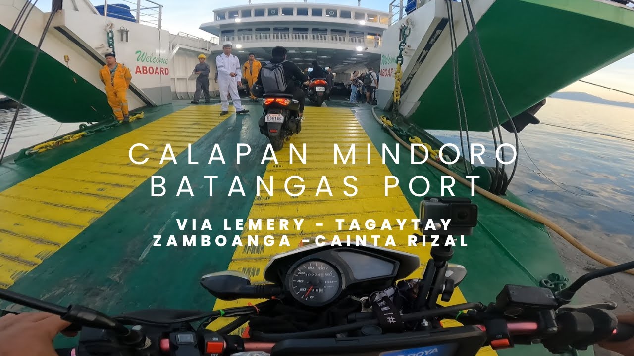CALAPAN PORT MINDORO I BATANGAS PORT I FROM ZAMBOANGA TO PALANAN ...