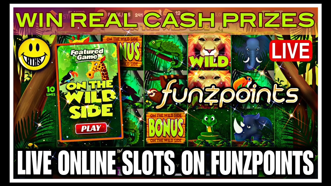 LIVE ONLINE SLOTS ON FUNZPOINTS | NEW GAME | NO MAX SPINS | WIN CASH ...