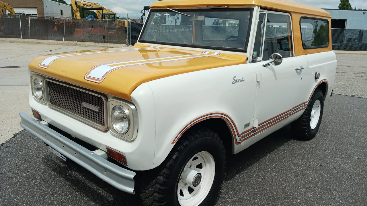 1970 SCOUT 800A COMANCHE 4WD 64K MILES 30" TIRES SUPER NICE!!! - YouTube