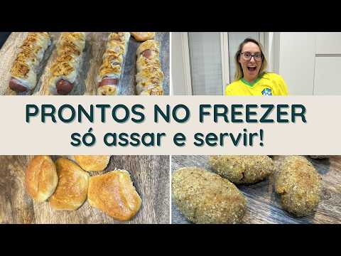 CROQUETE, BOLINHO DE QUEIJO E ENROLADINHO: PETISCOS FÁCEIS DE FAZER E CONGELAR