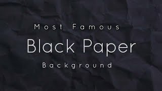 HD Black Crumpled Paper Background Loop | Copyright Free | Doovi