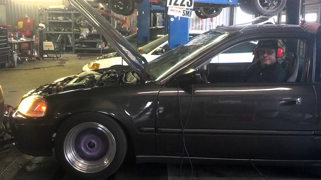 500hp civic si b18c turbo - YouTube