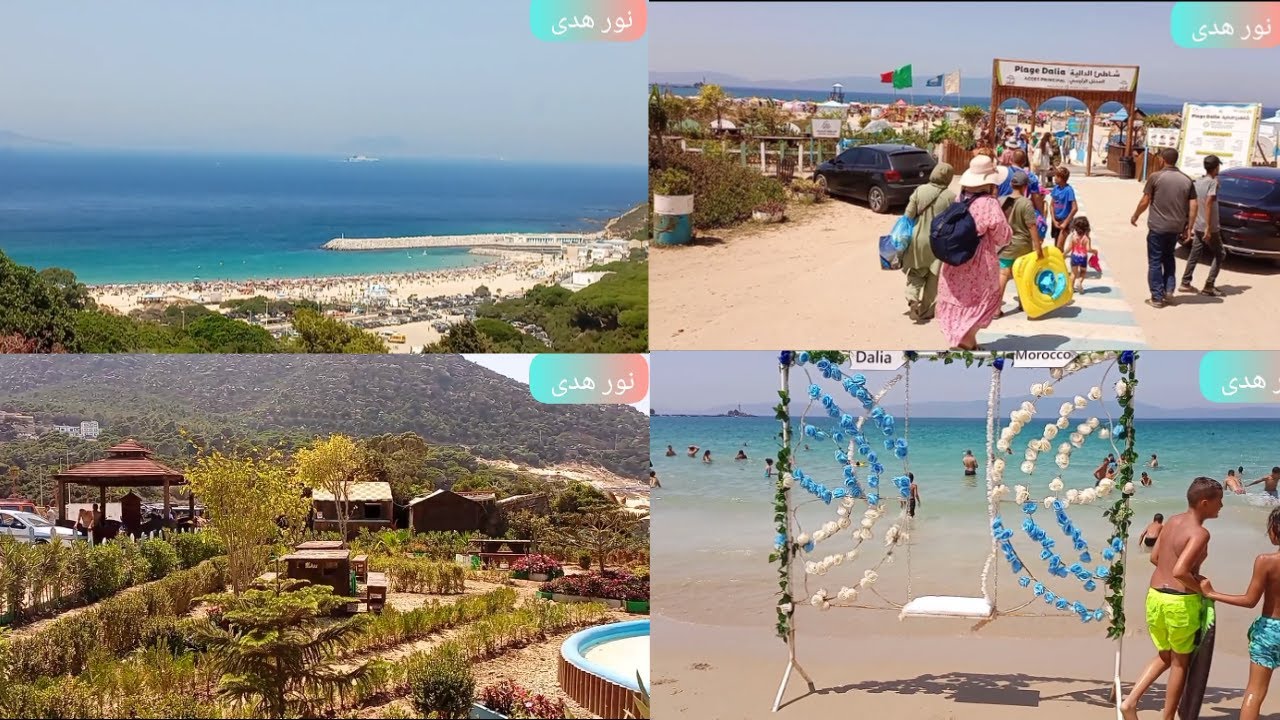 شاطئ بلادي : شاطئ الدالية أقرب نقطة إلى إسبانيا Ep 8 plage dalia - YouTube