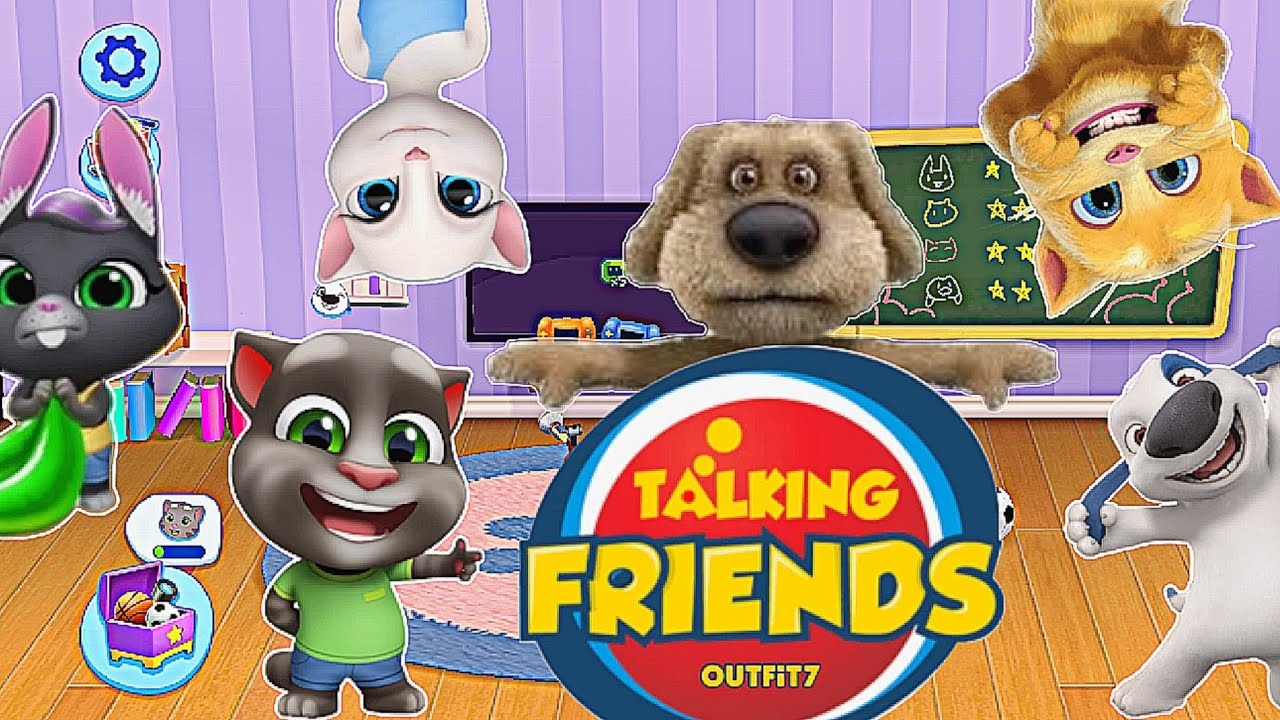 This game is so cute😘 || My talking friends #1 | #talkingtom - YouTube