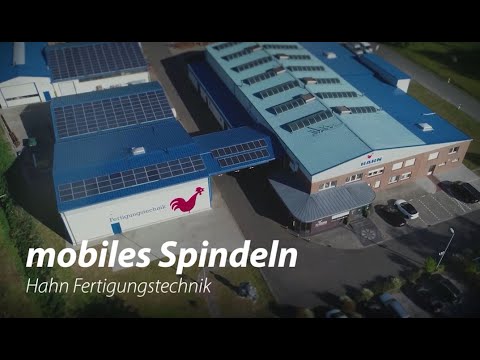 mobiles Spindeln - direkt bei unserem Kunden - YouTube