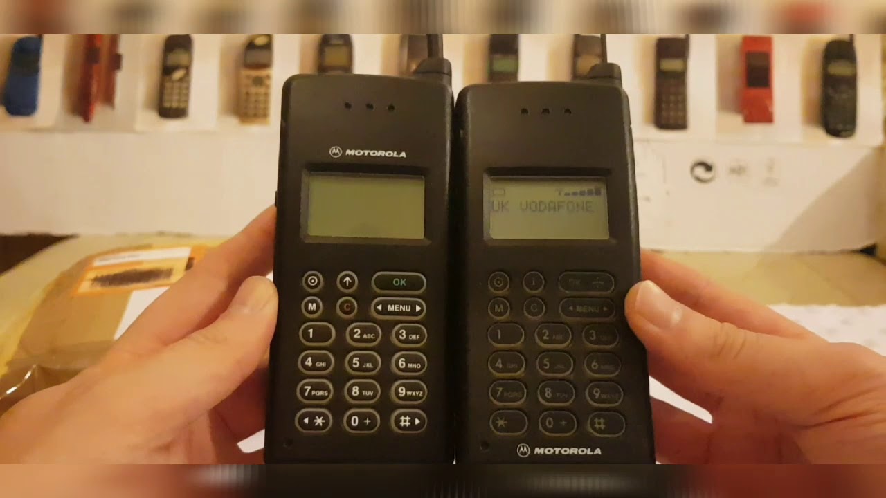 Unwrapping two vintage mobile phones I received from ebay - YouTube