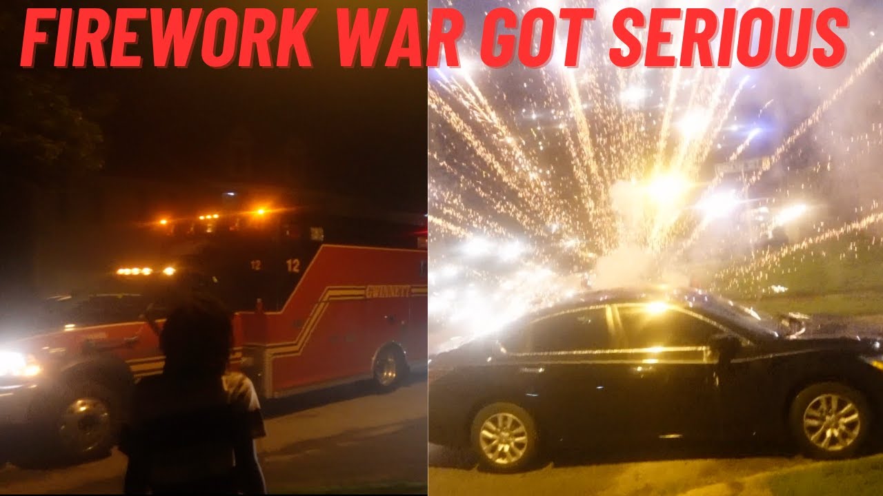 4th of July Vlog firework war went wrong - YouTube