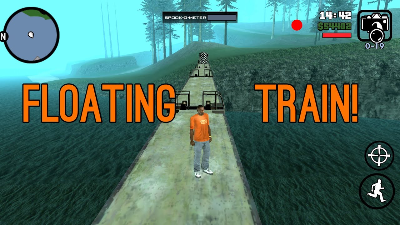 GTA SA | How To Find The Floating Train - YouTube