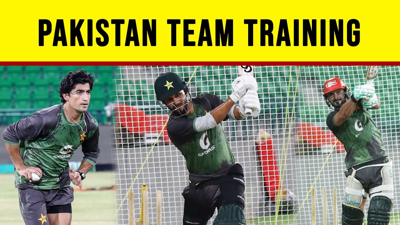Pakistan team intense training session | PAK vs BAN T20 Series ...