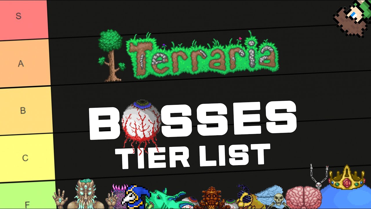 Terraria Bosses Tier List - YouTube