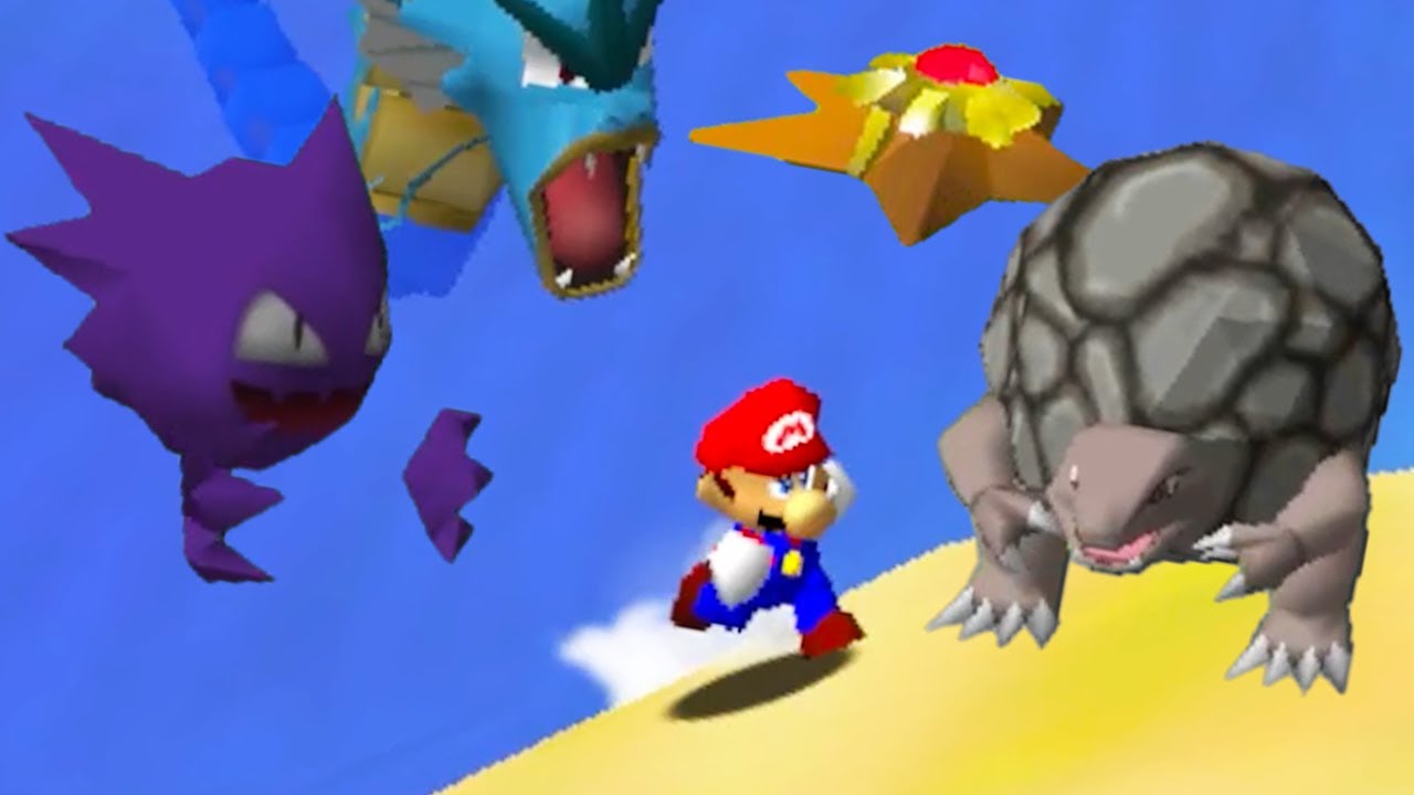 They put Pokemon in Super Mario 64? - YouTube