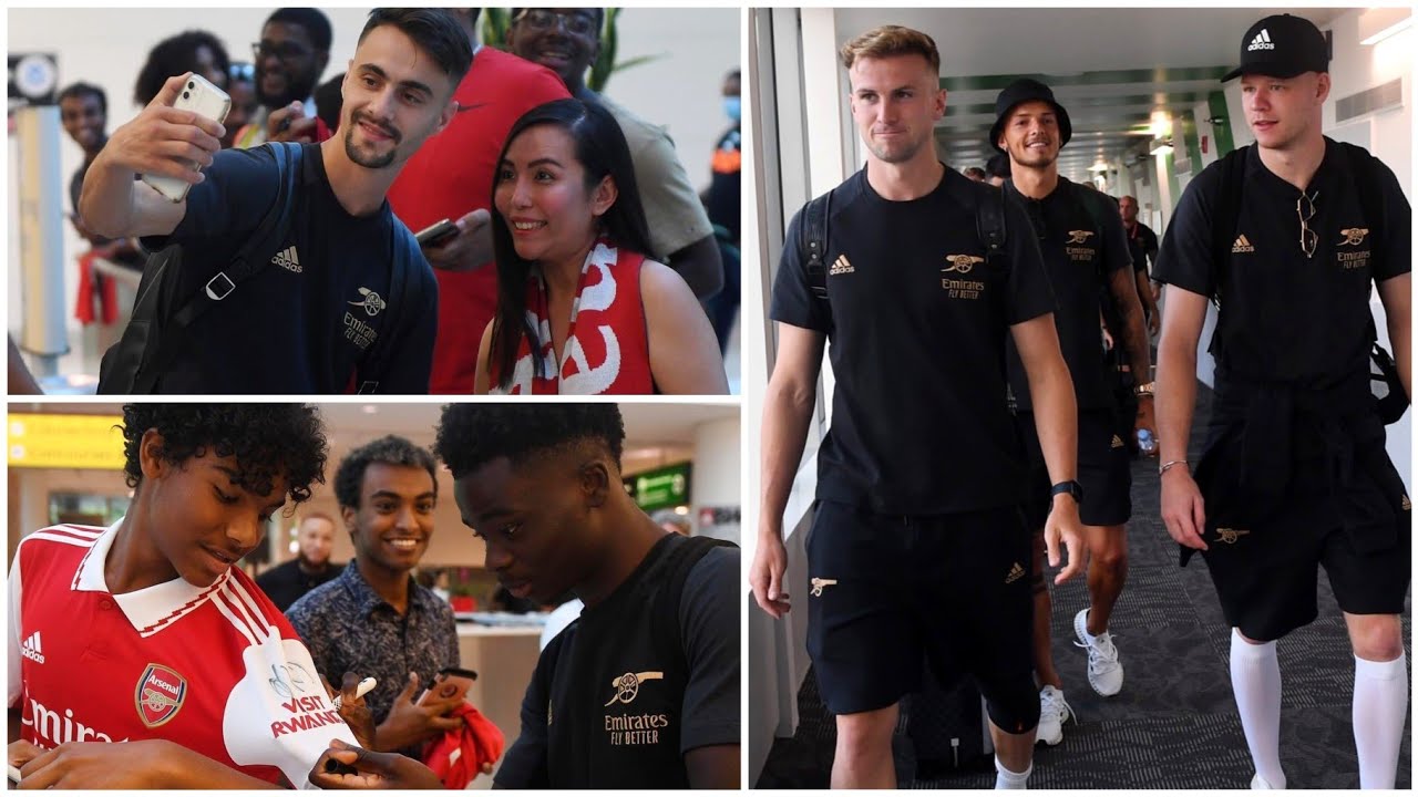 Arsenal players arrived in📍Baltimore for pre-season US tour🇺🇸 ️ - YouTube