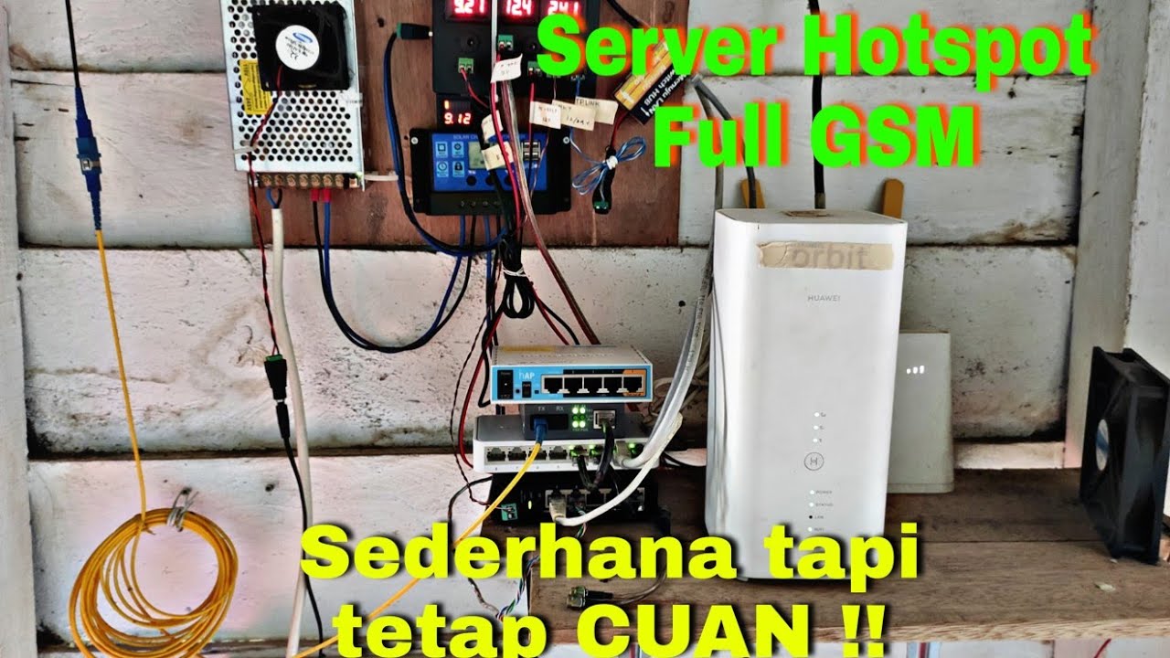 Upgrade perangkat server hotspot rt rw net full GSM - YouTube