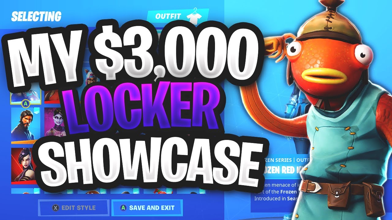 My $3,000 Locker Showcase | Fortnite: Battle Royale (Chapter 2 Season 2 ...