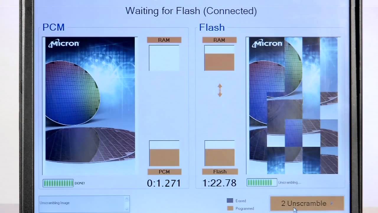 Speed comparison between PCM and Flash - YouTube