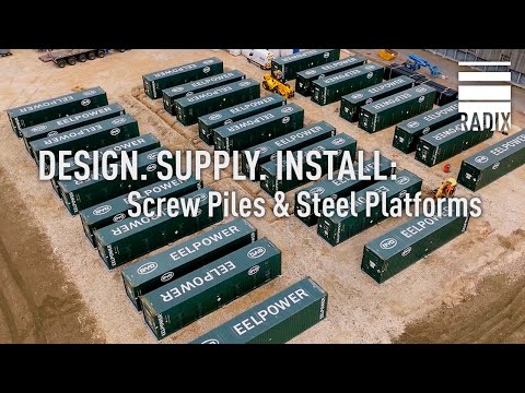 RADIX Screw Pile Foundations for 50MW Battery Energy Storage System ...