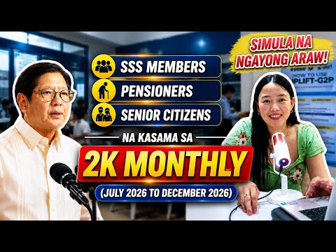 ✅SSS Members, Pensioners at Senior Citizen na kasama sa 2K monthly uplift assistance