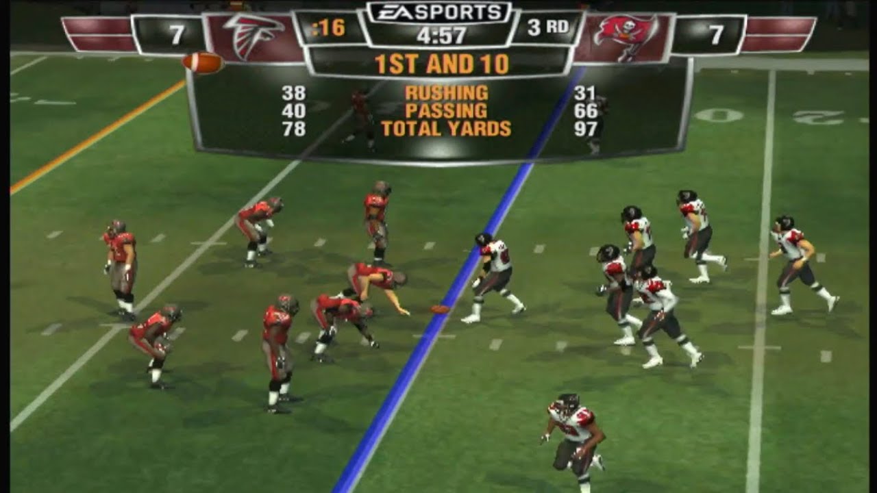 Madden NFL 10 (PS2) falcons vs buccaneers (CPU vs CPU) - YouTube