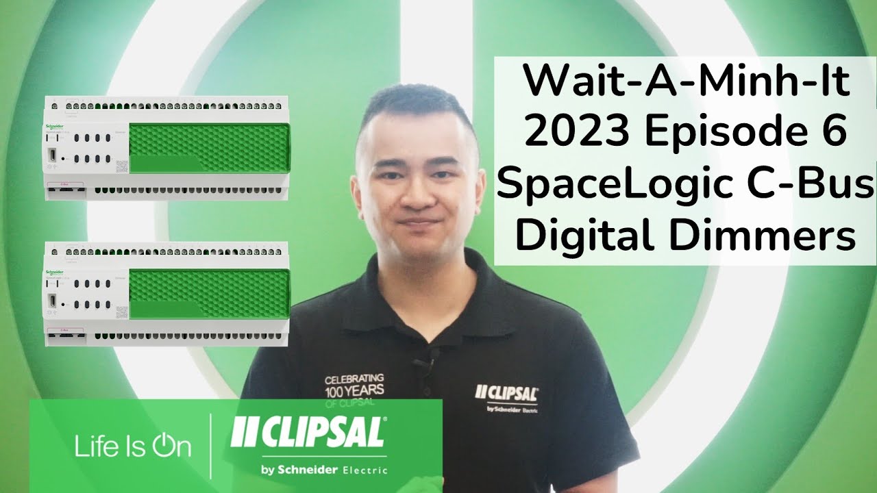 Wait-A-Minh-It: SpaceLogic C-Bus Digital Dimmer - YouTube