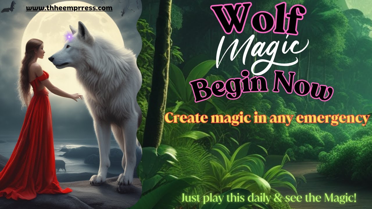 DIVINE WOLF MAGIC BEGIN NOW! | Create magic in any situation | Chant ...