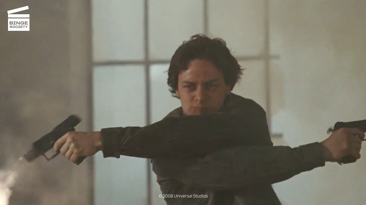 Wanted: Wesley shooting everyone in sight HD CLIP - YouTube