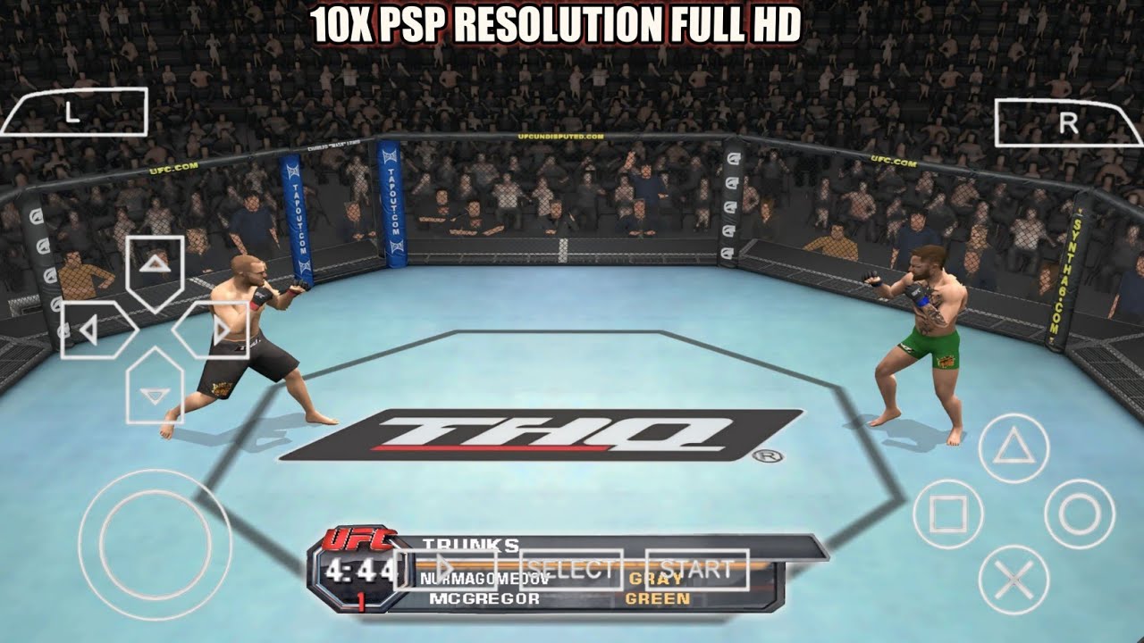 Keren ! Coba Game UFC Undisputed 2010 Setting Grafik 10X PSP Lebih HD ...