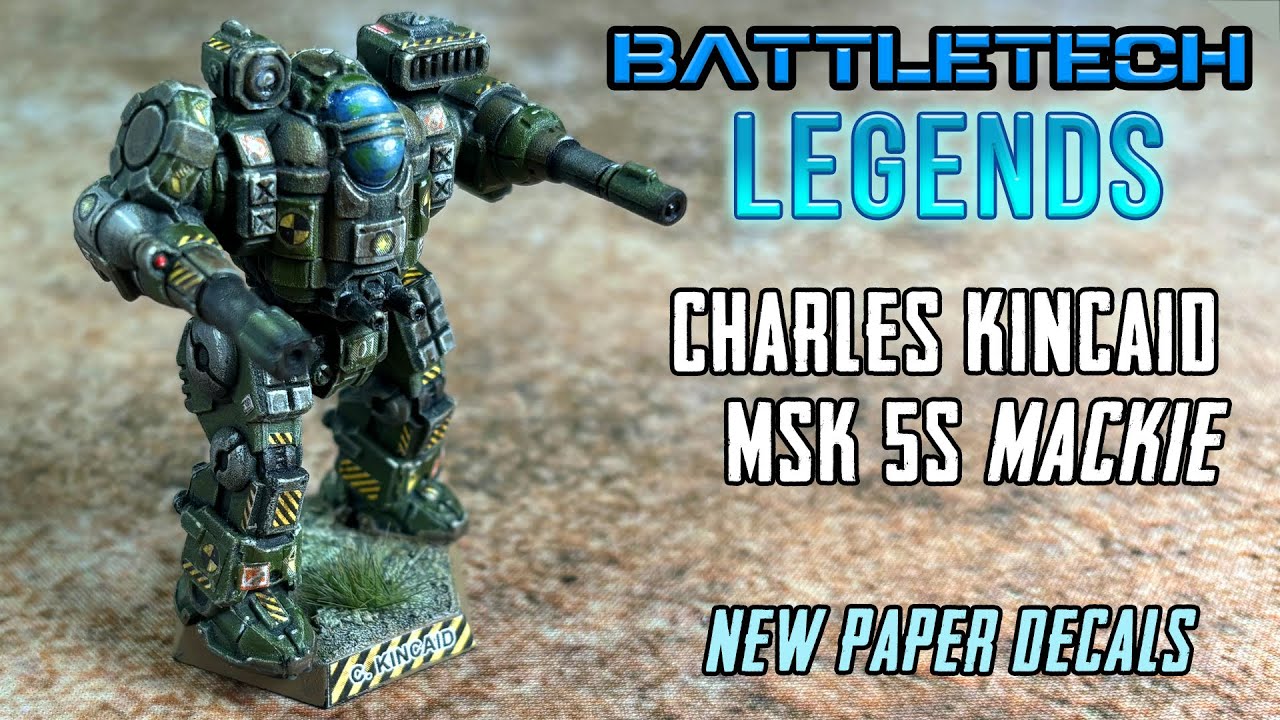 Battletech Legends: Painting the Mackie - YouTube