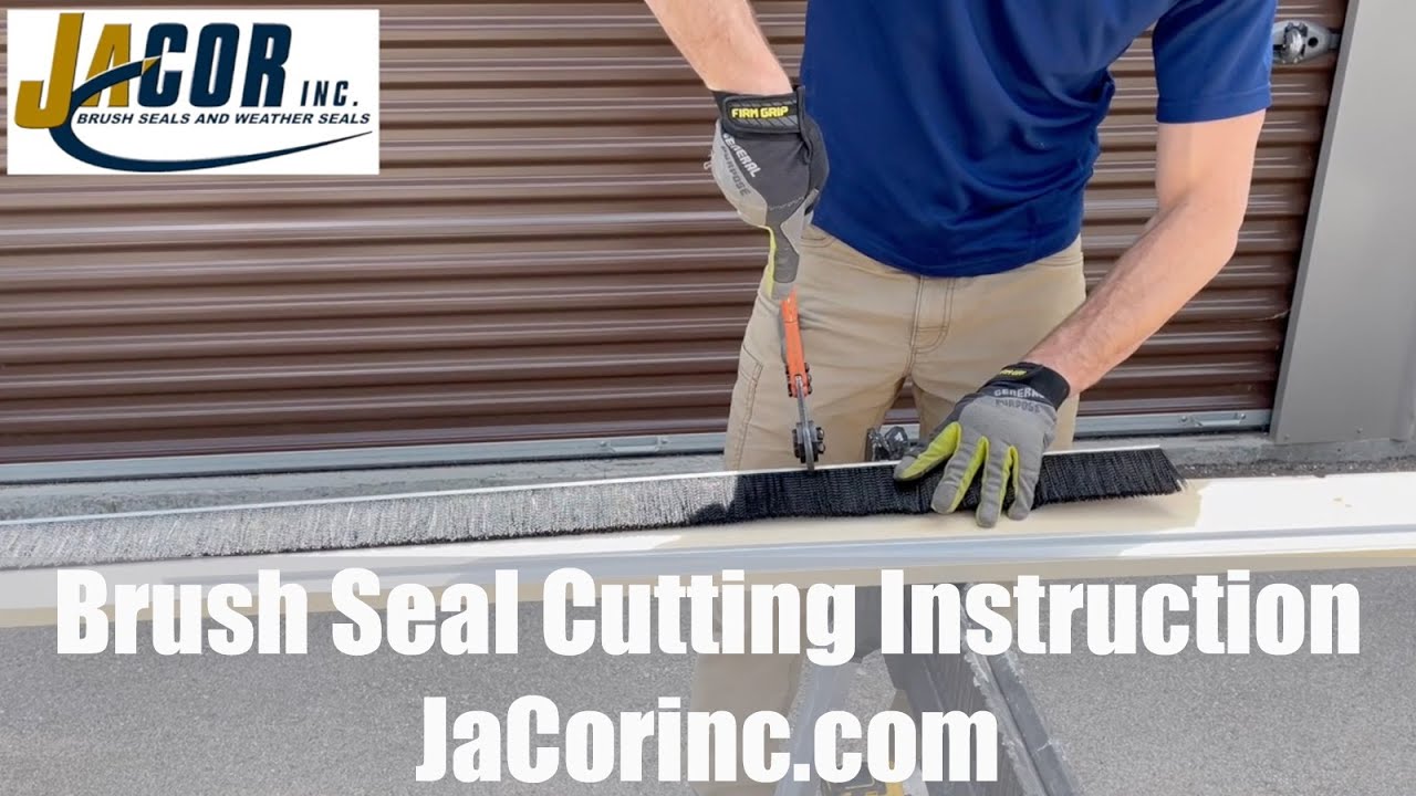 Cutting BRUSH SEALS by JaCor, Inc - YouTube