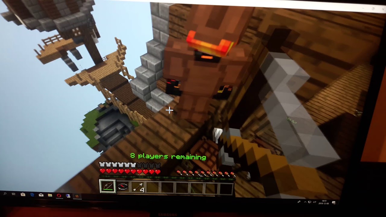Minecraft dragons fight - YouTube