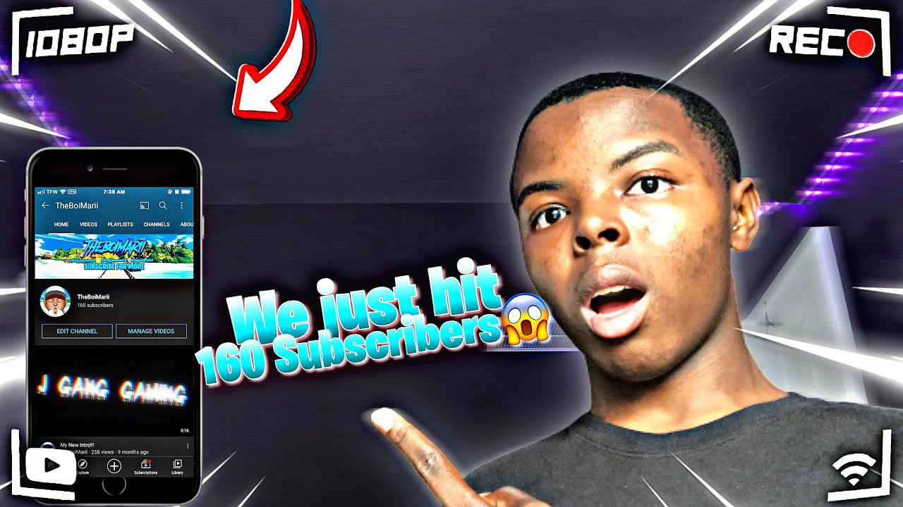 We Just Hit 160 Subscribers - YouTube