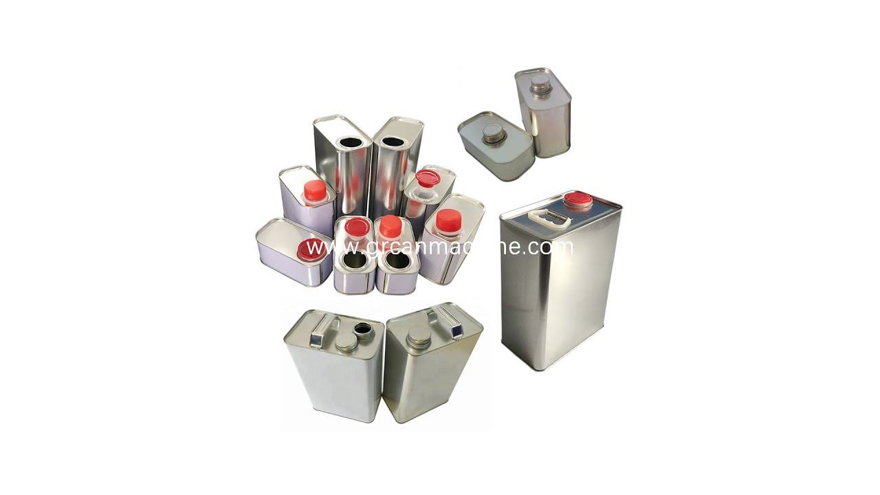 Rectangular Can Making Machine Production Line - YouTube