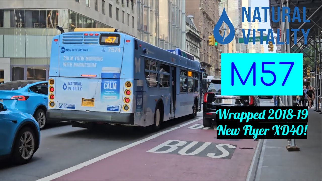 (SPECIAL) 2018-19 New Flyer XD40 7574 with Natural Vitality wrap on the ...