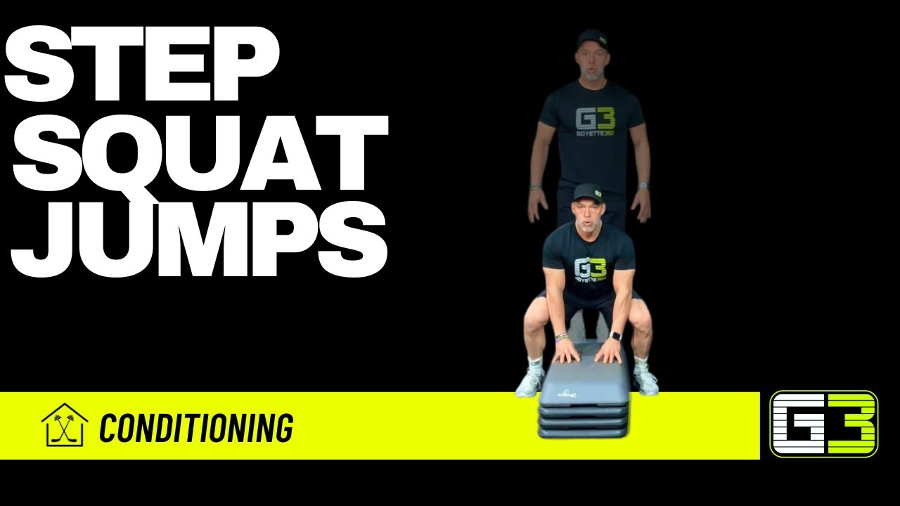 Step Squat jumps - YouTube