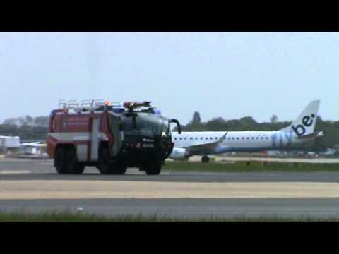 Gatwick Airport Fire Service Rosenbauer Panther - YouTube