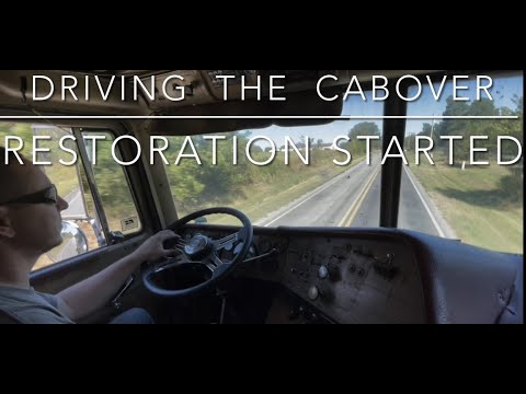 Cabover test drive. Watch me missing gears and having fun. Restoration ...