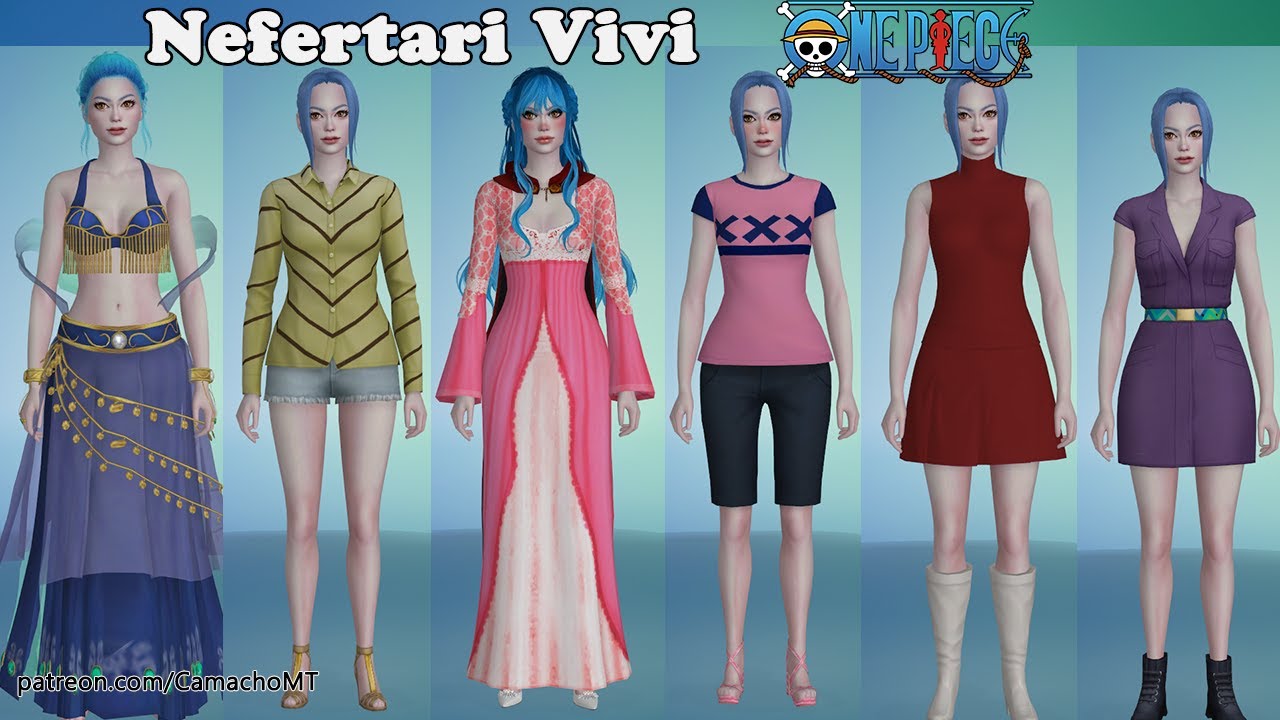 Nefertari Vivi | One Piece | Sims 4 | - YouTube