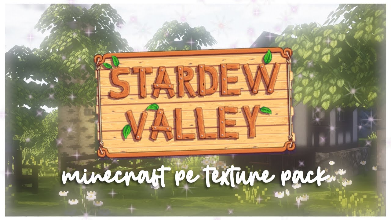 stardew valley texture pack for minecraft pe 🍃🐝🌿 [valley/cottage core ...