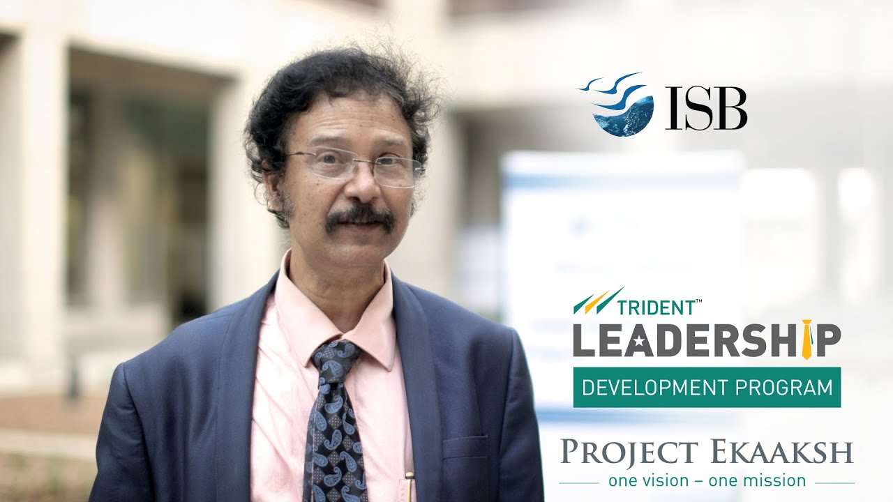 Professor Chandan on Project Ekaaksh | Trident Group | Indian School Of ...