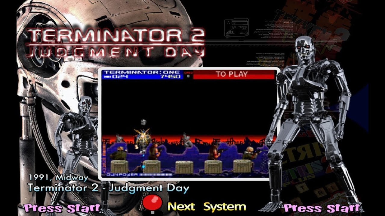 Terminator 2 (1991) Midway Mame Retrô Arcade Games - YouTube