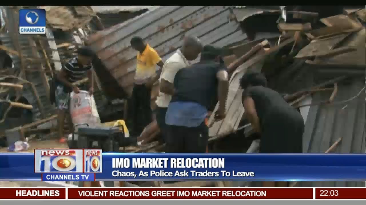 Traders In Imo Market Forcefully Ejected By Police 26/08/17 Pt.1 |News ...