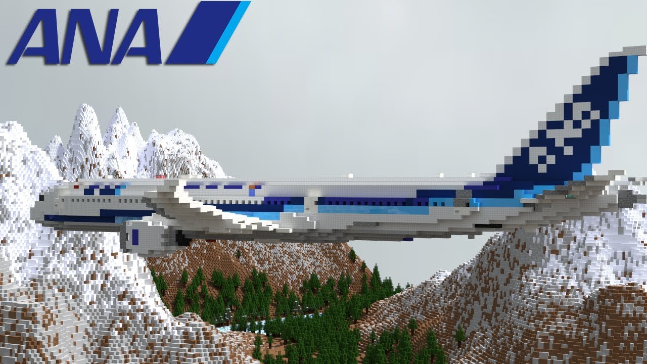 ANA Boeing 787-9 | Minecraft | Livery Of The Week #15 - YouTube