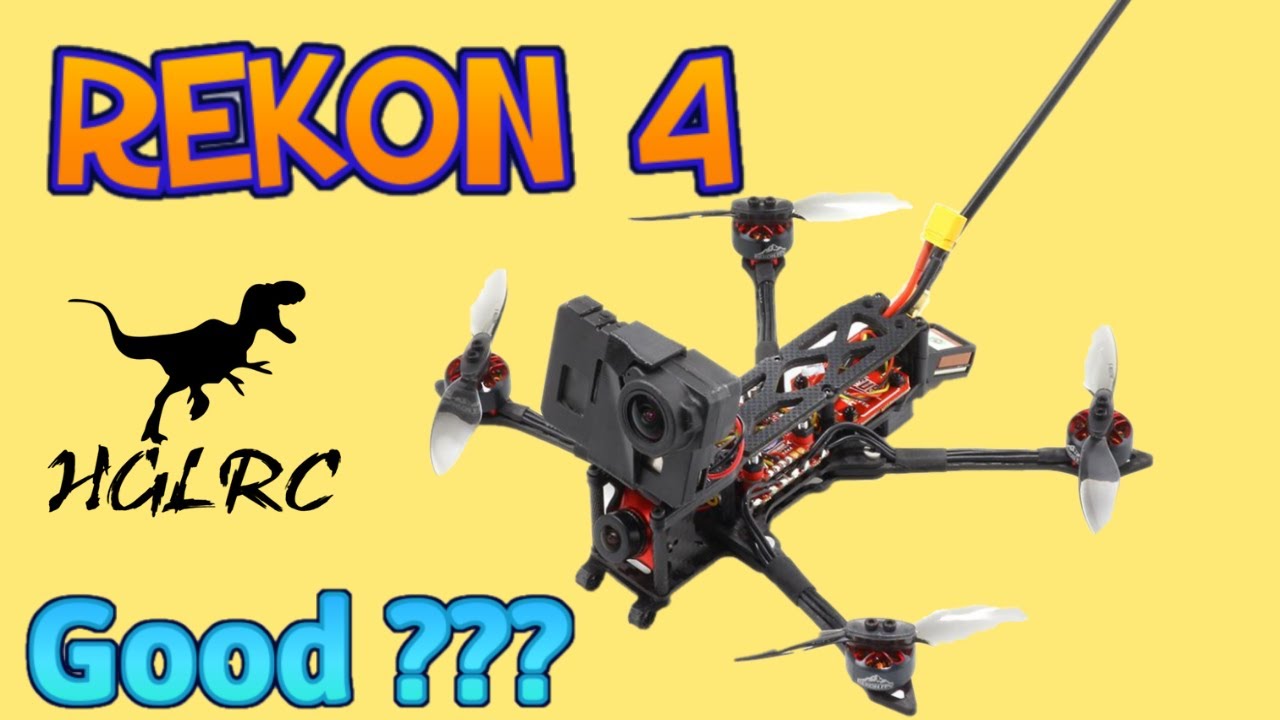 HGLRC Rekon FPV Rekon 4 - 1st Flight News. That GOOD? - YouTube
