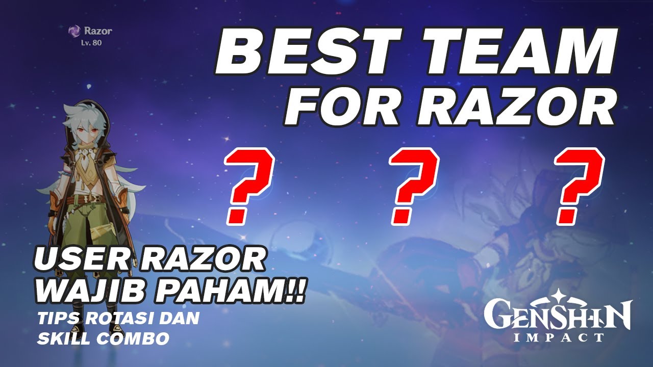 Best Razor DPS Team Build!! Cara Combo dan Rotasi Skill!!! - Genshin ...
