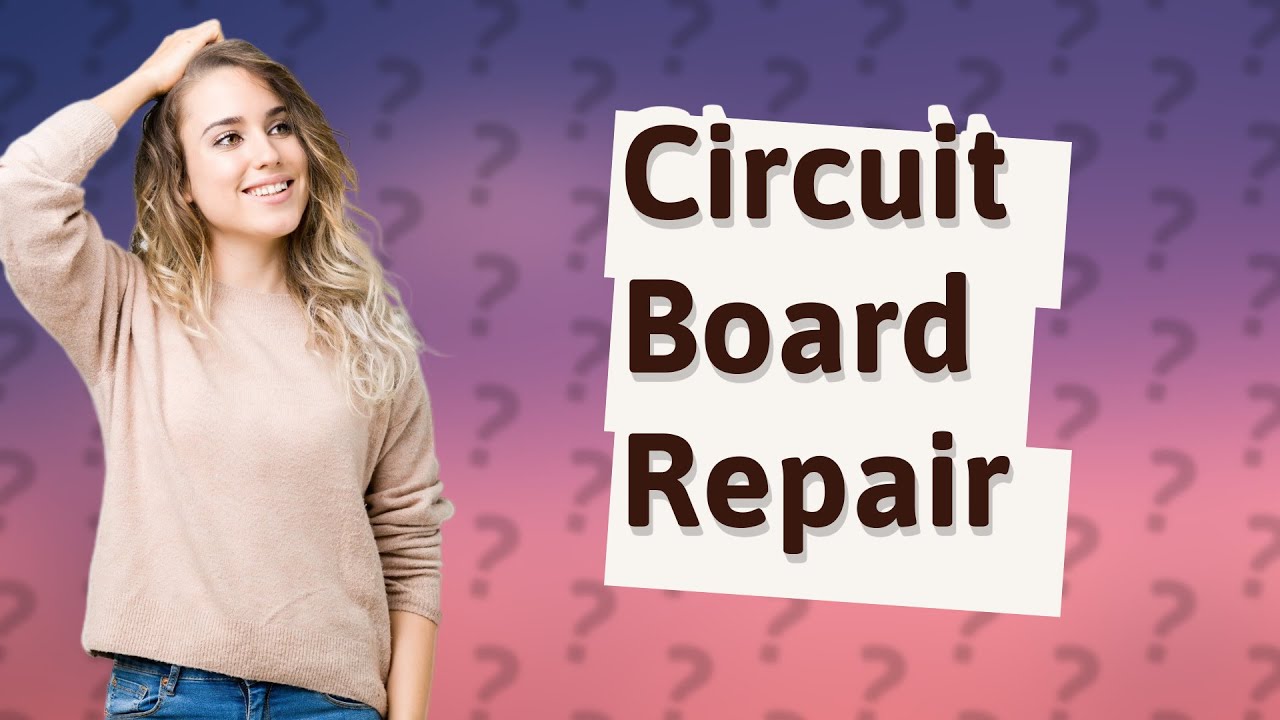 Can you fix a shorted circuit board? - YouTube