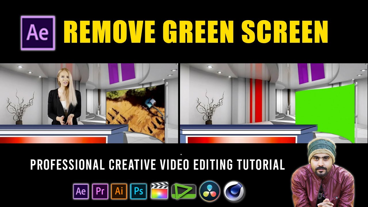 green screen chroma key after effects cc 2020 - YouTube