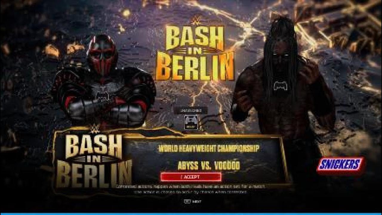 WWE 2K25: Custom Universe - Abyss VS Voodoo - World Heavyweight ...